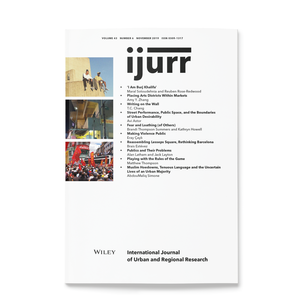 International Journal of Urban and Regional Research - Homepage